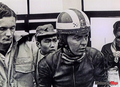 Ralph Bryans with Nobby Clark behind him - Motorcycle Mojo
